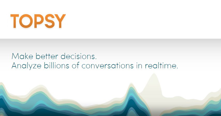 Topsy: A Twitter Search and Analytics Tool - Beta21
